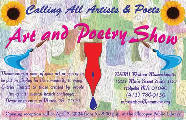 NAMI Western Massachusetts 13th Annual Art and Poetry Show | ROCK 102 WAQY