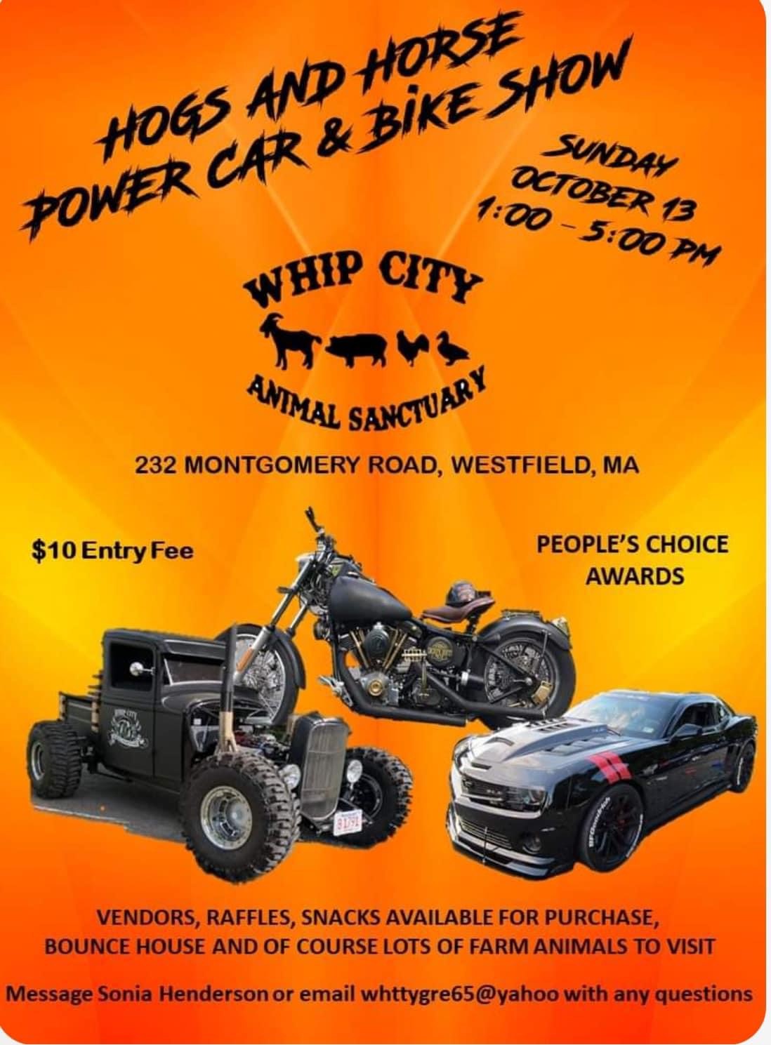 Whip City Animal Sanctuary Hogs and Horse Power Car & Bike Show | ROCK ...